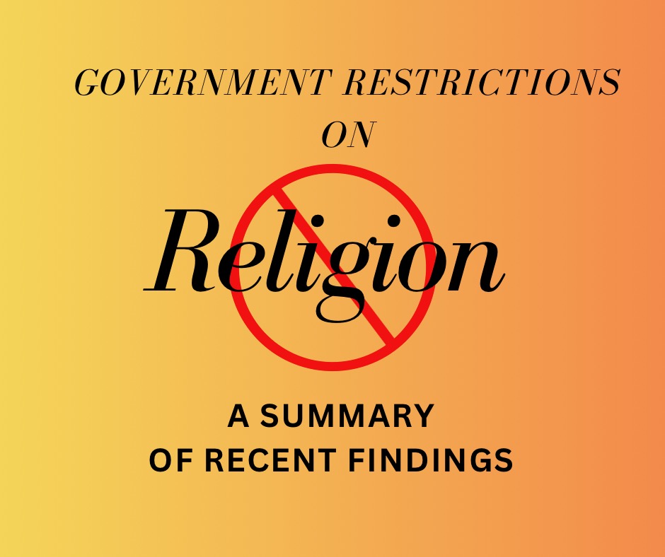 Government restrictions on rise, with some egregious examples, Pew finds